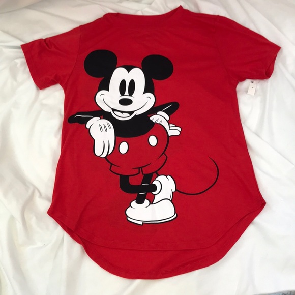Disney | Tops | Disney Mickey Minnie Mouse Red Tshirt | Poshmark
